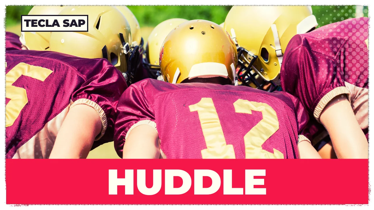 HUDDLE? Qual é o significado e a tradução de "HUDDLE"?