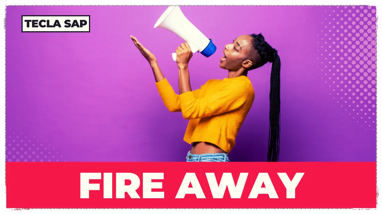 FIRE AWAY? Qual é o significado e a tradução da expressão?