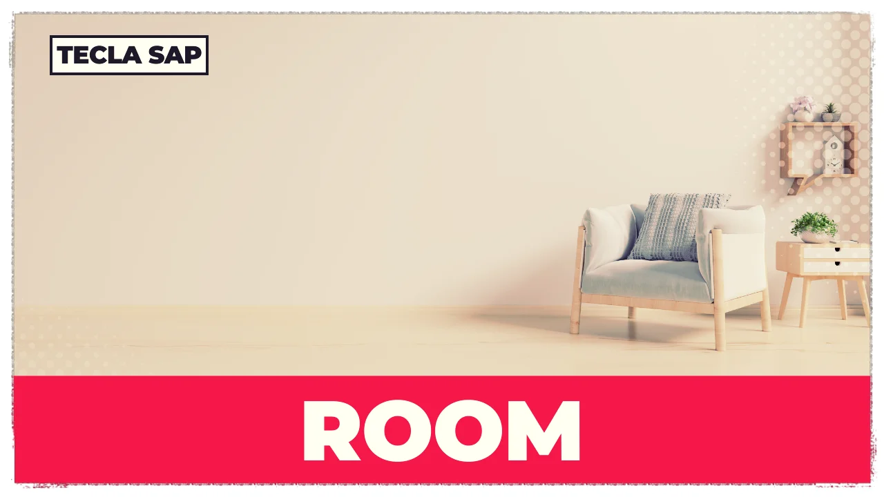 ROOM? Quais são os significados e as traduções da palavra?