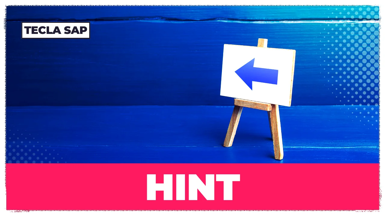 HINT: qual é a tradução ideal de "HINT"?