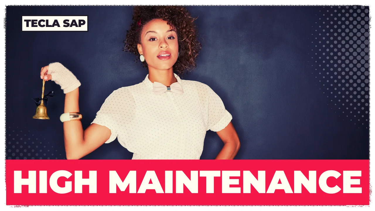 HIGH MAINTENANCE? Qual é o significado e a tradução da gíria?