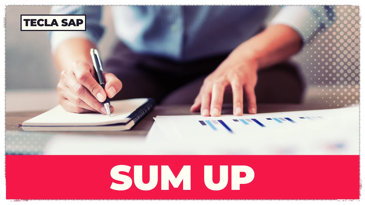 SUM UP? Qual é o significado e a tradução?